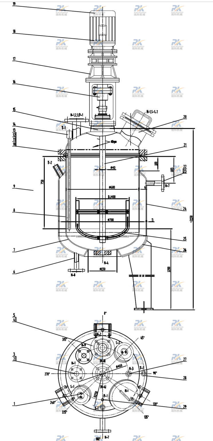 Stainless Steel Reactor & Mixing Tank Manufacturer